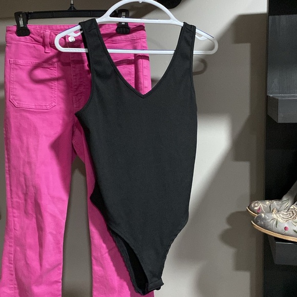 SHEIN | Tops | Tiffany Nwot Ribbed Squared Back Tank Bodysuit | Poshmark